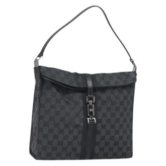 Gucci Pre-owned Canvas Schultertasche - - Pre-owned - Damen - Schwarzk - ONE SIZE