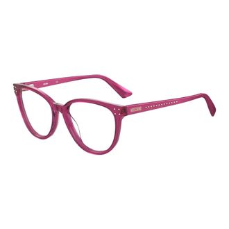 Moschino Femme, Accessoires, Rose, Taille: 54 MM Lunettes de vue Fuchsia