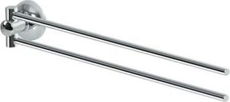 Spirella Porte Serviettes Double Mural Acier Campagne Chrom&eacute;