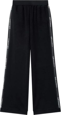 Emporio Armani Emporio Armani Ea7, Femme, Pantalons, Noir, Taille: 40 FR Logo Series Pantalon Stretch en M&eacute;lange de Modal