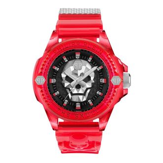 Philipp Plein The $kull Synthetic - - Accessories - Herren - Rot - ONE SIZE
