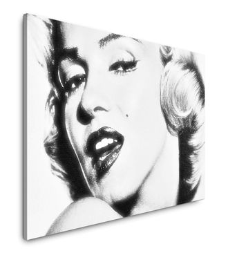 Paul Sinus Art Frau Portrait 40 x 60 cm Inspirierende Fotokunst in Museums-Qualit&auml;t f&uuml;r Ihr Zuhause als Wandbild auf Leinwand in