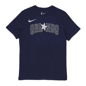 Nike Homme, Tops, Bleu, Taille: XS Orlando Magic City Edition Logo Tee