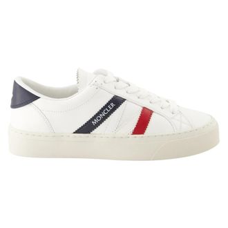 Moncler Monaco2 Leder Sneaker - - Shoes - Damen - Wei&szlig; - 36 EU