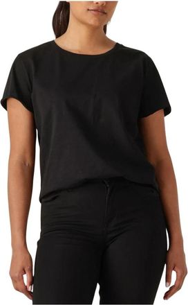MY ESSENTIAL WARDROBE 09 The Otee Slub Yarn Jersey - - Tops - Damen - Schwarzk - XS