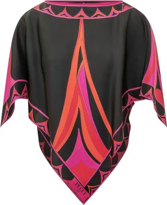 Pucci Femme, Vestes, Multicolore, Taille: ONE Size Loose Fit Blouse