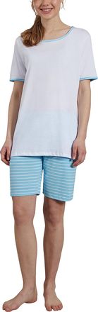 Götzburg Pyjama Damen Schlafanzug Set kurz Baumwolle 36