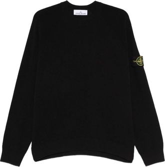 Stone Island Logo-patch Crew-neck Sweater
