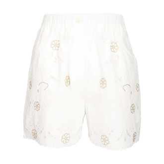 Forte_Forte Damen, Shorts, Wei&szlig;, SGr&ouml;&szlig;e