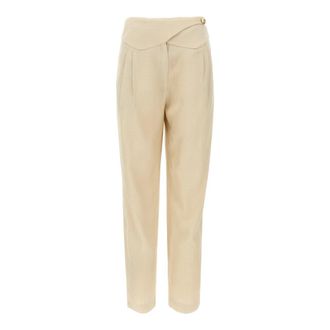 Blaz&eacute; Milano Sheena Basque Hose - - Trousers - Damen - Beige - S