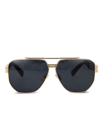Philipp Plein Eyewear Getönte Pilotenbrille - Gold