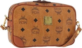 MCM Sac bandouli&egrave;re Pre-owned en plastique - Femme - Pre-owned - Brun - Taille: ONE Size