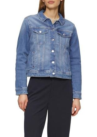 s.Oliver Veste en jean pour femme avec poches lat&eacute;rales, classique et intemporelle pour le quotidien, 55Z3_bleu, 38