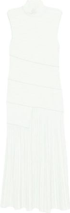 Proenza Schouler Federica pleated maxi dress - Wei&szlig;