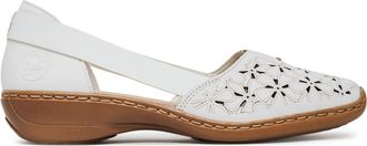 Rieker Halbschuhe Rieker 41356-80 Wei&szlig;