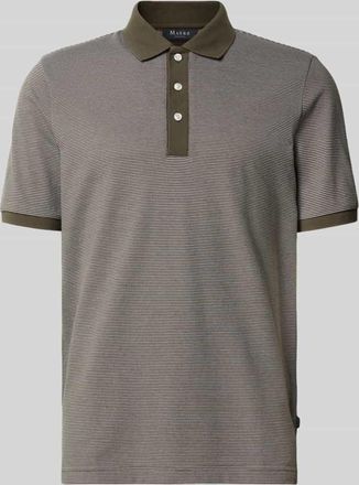 Maerz Slim Fit Poloshirt mit Strukturmuster