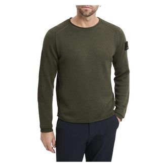 Premiata Pullover aus Wolle mit Rundhalsausschnitt - - Knitwear - Herren - Gr&uuml;n - L
