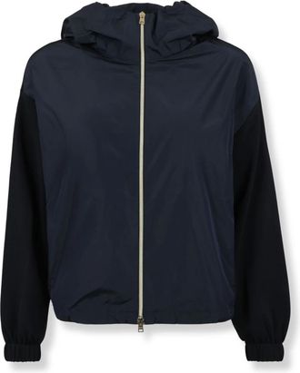 Herno Femme, Sweatshirts et sweats &agrave; capuche, Bleu, Taille: 36 FR Giacca