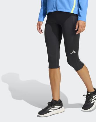 adidas adidas Performance - Adi365 Climacool - Legging 3/4 de course - Noir