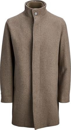 Jack & Jones Jprcckeith Wool Blend Stancollar Coat Sn pour homme, Gr&egrave;ge, M
