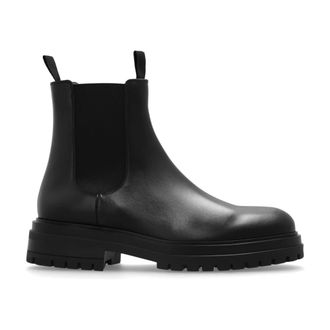 Gianvito Rossi Leder Kn&ouml;chelstiefel Chester - - Shoes - Herren - Schwarzk - 40 EU