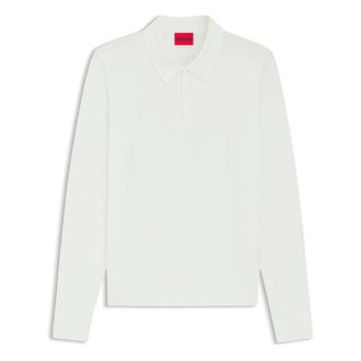HUGO BOSS Strick-Poloshirt - - Tops - Herren - Wei&szlig; - L