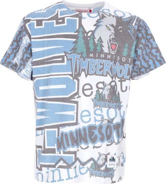 Mitchell & Ness NBA Jumbotron 2.0 Tee Minnesota Timberwolves - - Tops - Herren - Mehrfarbig - XL