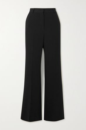 Toteme Pantalon &Eacute;vas&eacute; En Cr&ecirc;pe - Noir