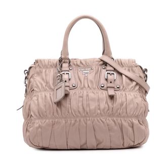 Prada Pre-owned Leder Satchel Bag - - Pre-owned - Damen - Braun - ONE SIZE