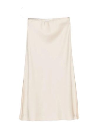 Brunello Cucinelli Jupe Midi - Blanc