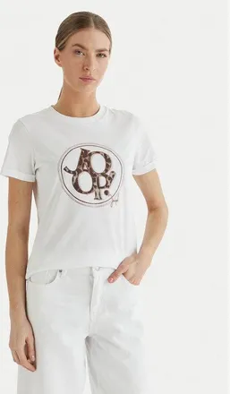Joop T-Shirt Tova 30102423 Wei&szlig; Regular Fit
