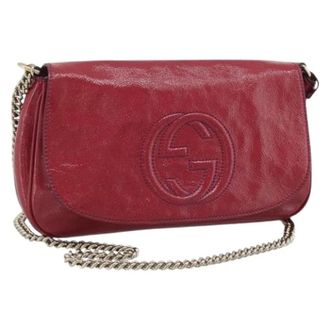 Gucci Sac bandouli&egrave;re vintage doccasion - Femme - Pre-owned - Rouge - Taille: ONE Size