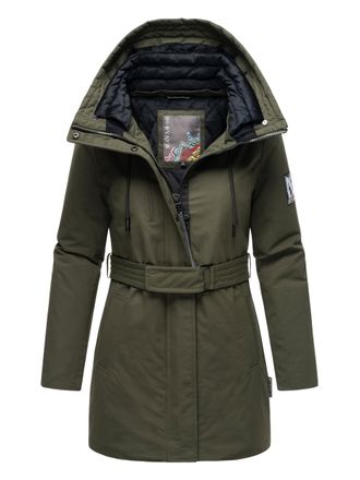 Navahoo Eishauch Damen Winterjacke mit Fleece-Innenfutter und Kapuze