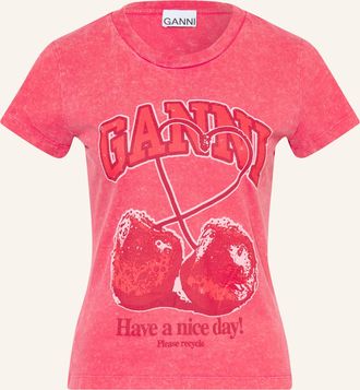Ganni T-Shirt rot