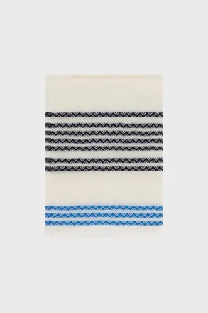 Gerard Darel Foulard &agrave; rayures ondul&eacute;es brod&eacute;es - OLYVIA - Nuage