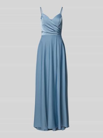 Laona Abendkleid aus Satin mit Raffungen