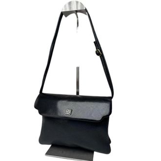 Givenchy Pre-owned Leder Schultertasche - - Pre-owned - Damen - Schwarzk - ONE SIZE