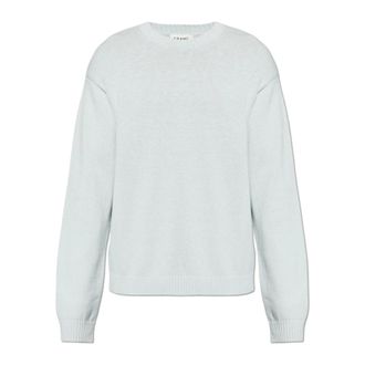 Frame Denim Pullover mit Rundhalsausschnitt aus Baumwolle und Seide - - Knitwear - Herren - Blau - M