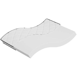 vidaXL Matratze Schaumstoff Mittelweich 140x190 cm Vidaxl