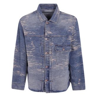 Emporio Armani Veste en jean classique - Homme - Vestes - Bleu - Taille: M