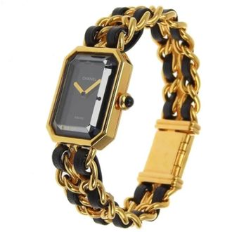 Chanel Pre-owned Acier inoxydable montres - Femme - Pre-owned - Noir - Taille: ONE Size