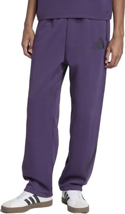 adidas Mens Z.N.E. Open-Hem Hose Aurora Plum L