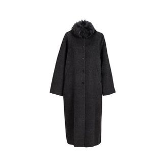 Viktoria Chan Manteau long Cl&eacute;o en laine et alpaga