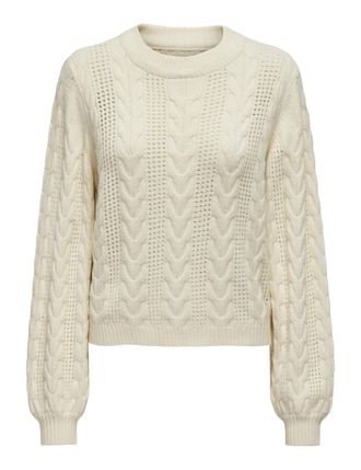 Only Carmakoma Carrubina Ls Cable O-Neck KNT Noos