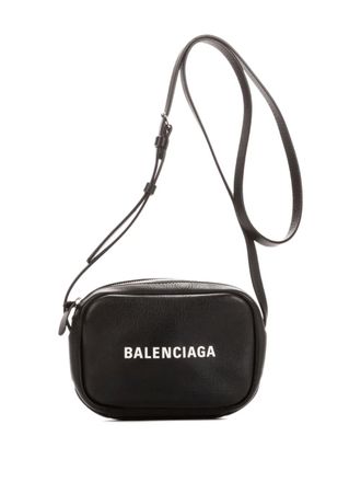 Balenciaga sac port&eacute; &eacute;paule &agrave; logo (ann&eacute;es 2000) - Noir
