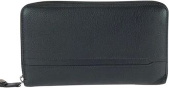 Bulgari Portefeuille long vintage doccasion (bi-pli) - Homme - Pre-owned - Noir - Taille: ONE Size