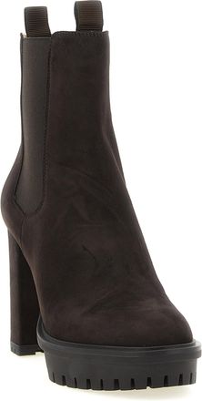 Gianvito Rossi Barry Ankle Boot - Black
