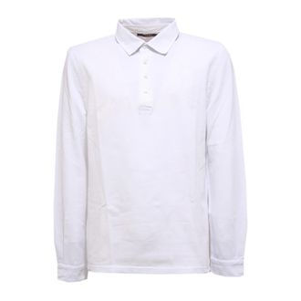 KANGRA Baumwoll T-Shirt mit &Auml;rmel- und Kragenprint - - Tops - Herren - Wei&szlig; - 2XL