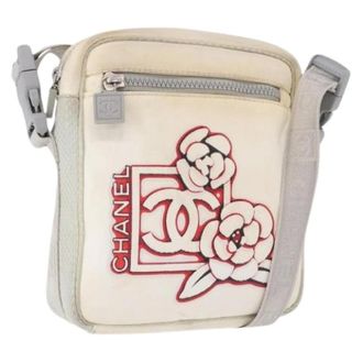 Chanel Pre-owned Vintage Nylon Shoulder Bag - Femme - Pre-owned - Beige - Taille: ONE Size
