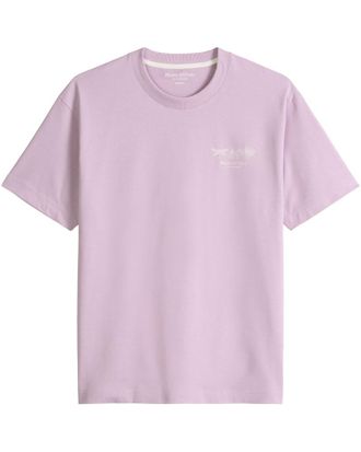 Marc O'Polo T-Shirt aus Baumwolle mit beidseitigem Print, Relaxed Fit in